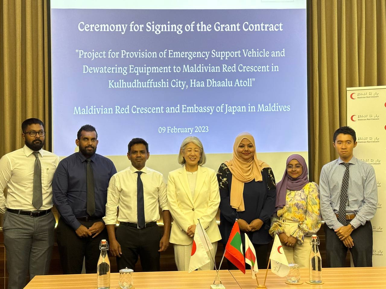 Japan Supports Maldives Red Crescent with Emergency Response Vehicle ...