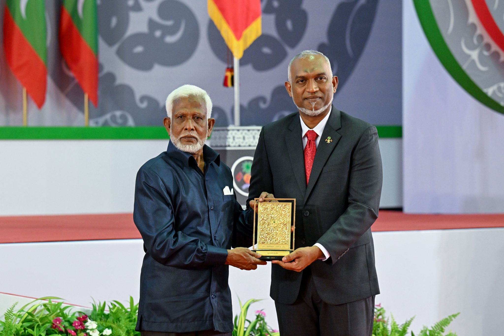 President Dr. Mohamed Muizzu Presents National Service Awards to 94 ...