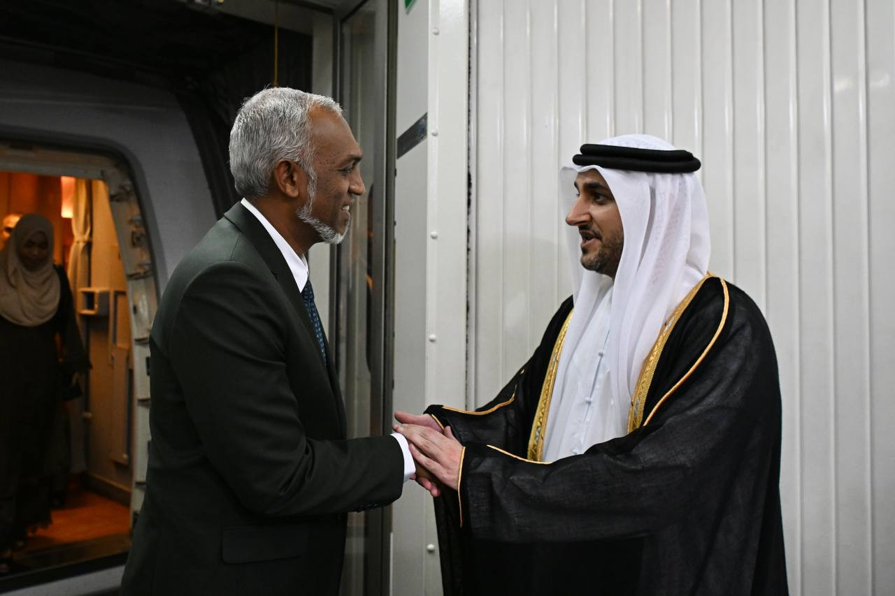 President Dr.Muizzu arrives in Dubai for COP28 - The Maldives Journal