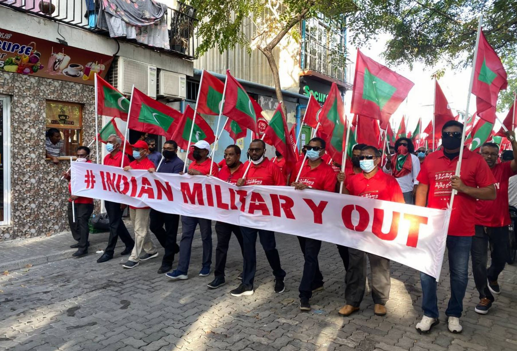 Protests Held Against Indian Military Presence in the Maldives - The ...