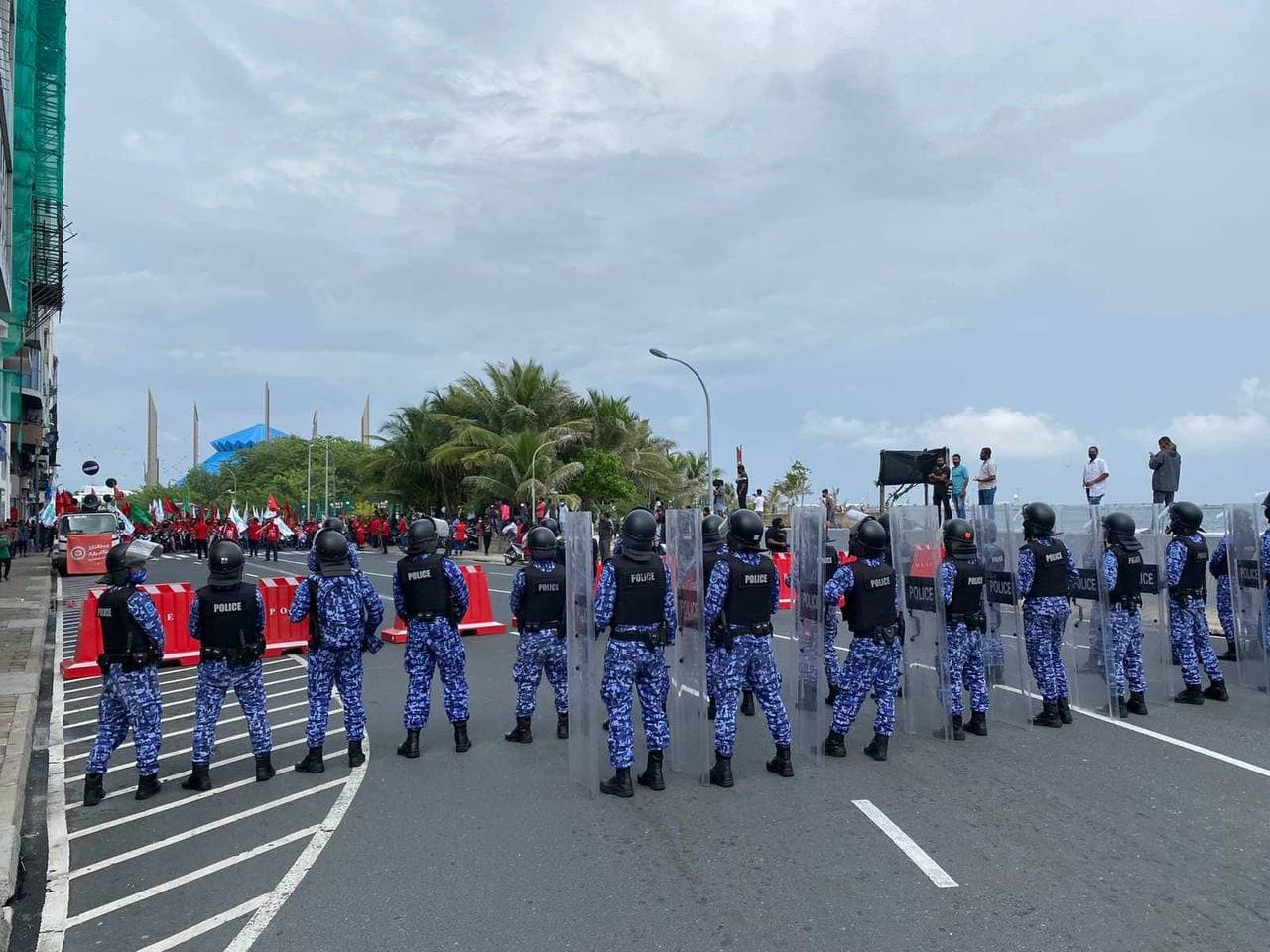 Police Block Opposition Motorcycle Rally On Friday - The Maldives Journal