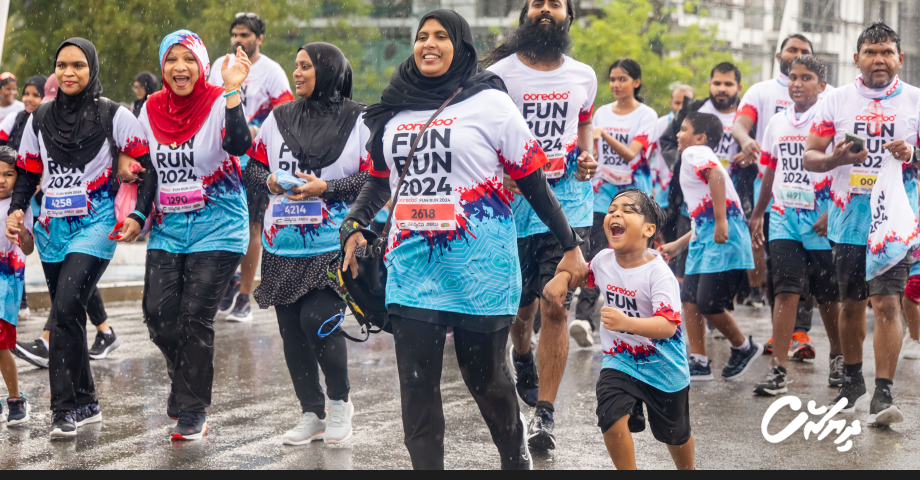 Anna aharu ooredoo Fun run Fuvahmulah City ga! - Dhiyares