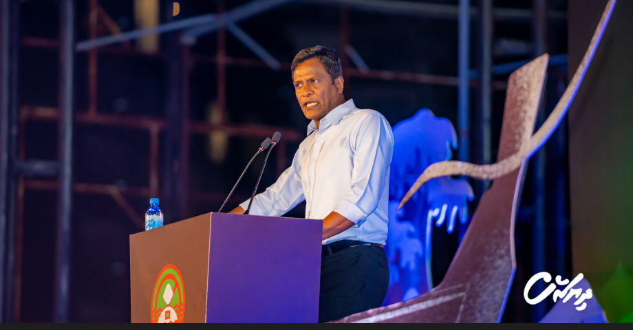 Riyaasee inthihaabugai vaadha kurahvan Umar Naseer soi hama kurahvaifi ...